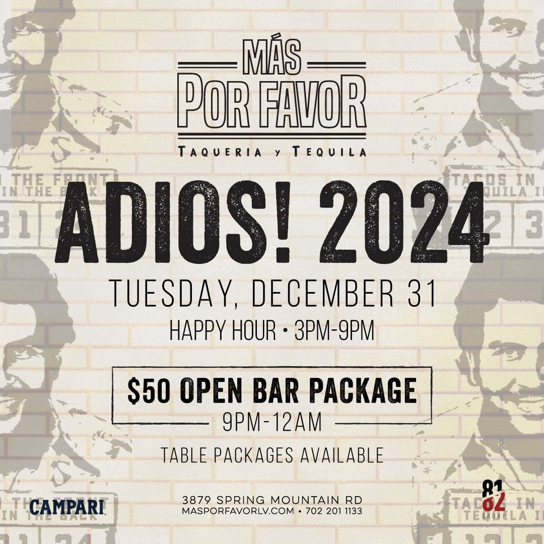 Menu | Más Por Favor Vegas - Explore Our Tantalizing Offerings