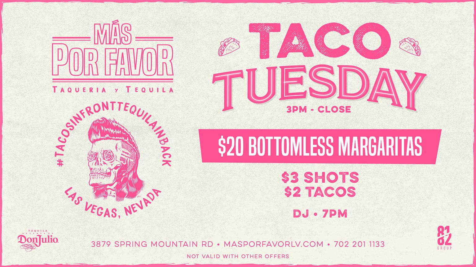 Taco Tuesday | Más Por Favor Vegas