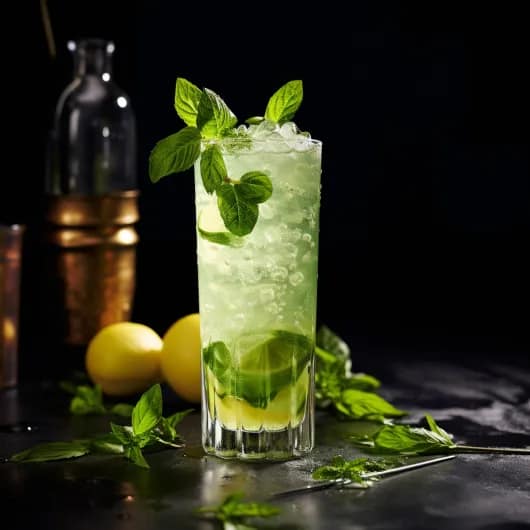 Basil Collins: Refreshing Twist on a Classic Gin Cocktail
