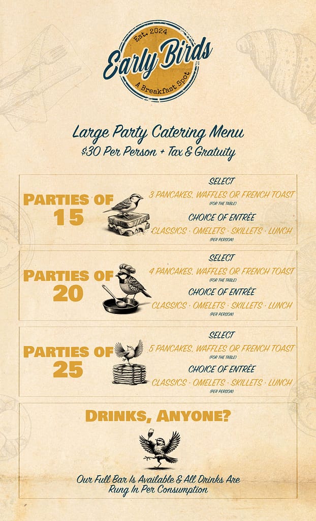 Your Favorite Vegas Breakfast Spot for Large Group Parties